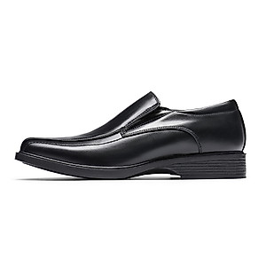 Bruno Marc Men's Square Toe Dress Loafers Shoes, 5-Black - 13 (Cambridge-05)