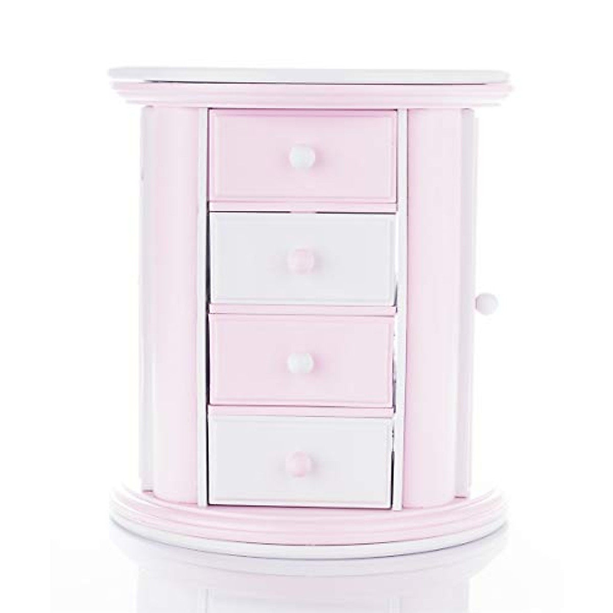 Renawe Girls Musical Jewelry Box Necklace Storage Case Cute Kids Jewelry Box for Little Girl Toddler Children Jewelry Organizer Box Gift Child Music Jewelry Box