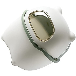 UPKOCH Round Dining Table Mini Animal Desktop Trash Can Swing Lid Small Paper Wastebasket Tabletop Garbage Bin Round Countertop Trash Container for Home Office Plastic Bins