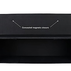 PLAEVIAE Wine Gift Box 12.8 x 3.75 x 3.75 in, Bottle Gift Box For Liquor Presents, For Wine And Champagne, Magnetic Collapsible Gift Box Wine Bottle Gift Packaging,Christmas Gifts