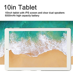 10in Tablet for Android11, WiFi 3G Network Phone Call, 4GB RAM 256GB ROM, Octa Core Processor, 6000mAh Battery, for Kids, IPS HD Screen