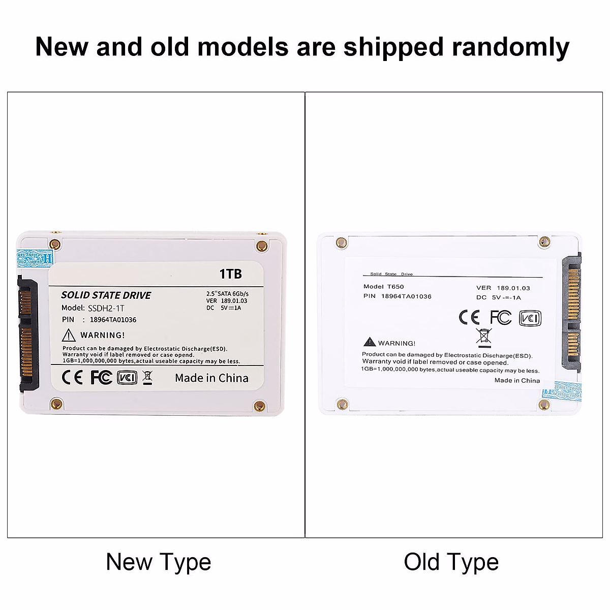 Entatial Solid State Drive, Good Performance Video Storage Solid State Disk Portable Firm Sturdy for Laptop Desktop Computer(#6)