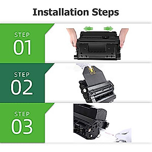 Aztech Compatible Toner Cartridge Replacement for HP 81X CF281X 81A CF281A for Enterprise MFP M605 Toner M605n M605dn M605x M606 M606n M630 M630h M630dn M630z M632 Printer (Black, 4-Pack)