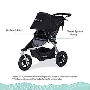 BOB Gear Rambler Jogging Stroller, Black