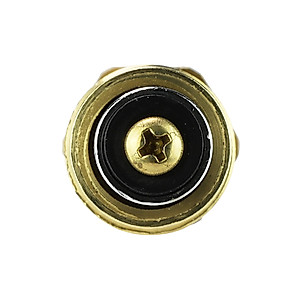 Danco 15396B 11I-9H/C Hot Cold Stem for Repcal/Crane Tub/Shower Faucets with Bonnet & Locknut, Brass