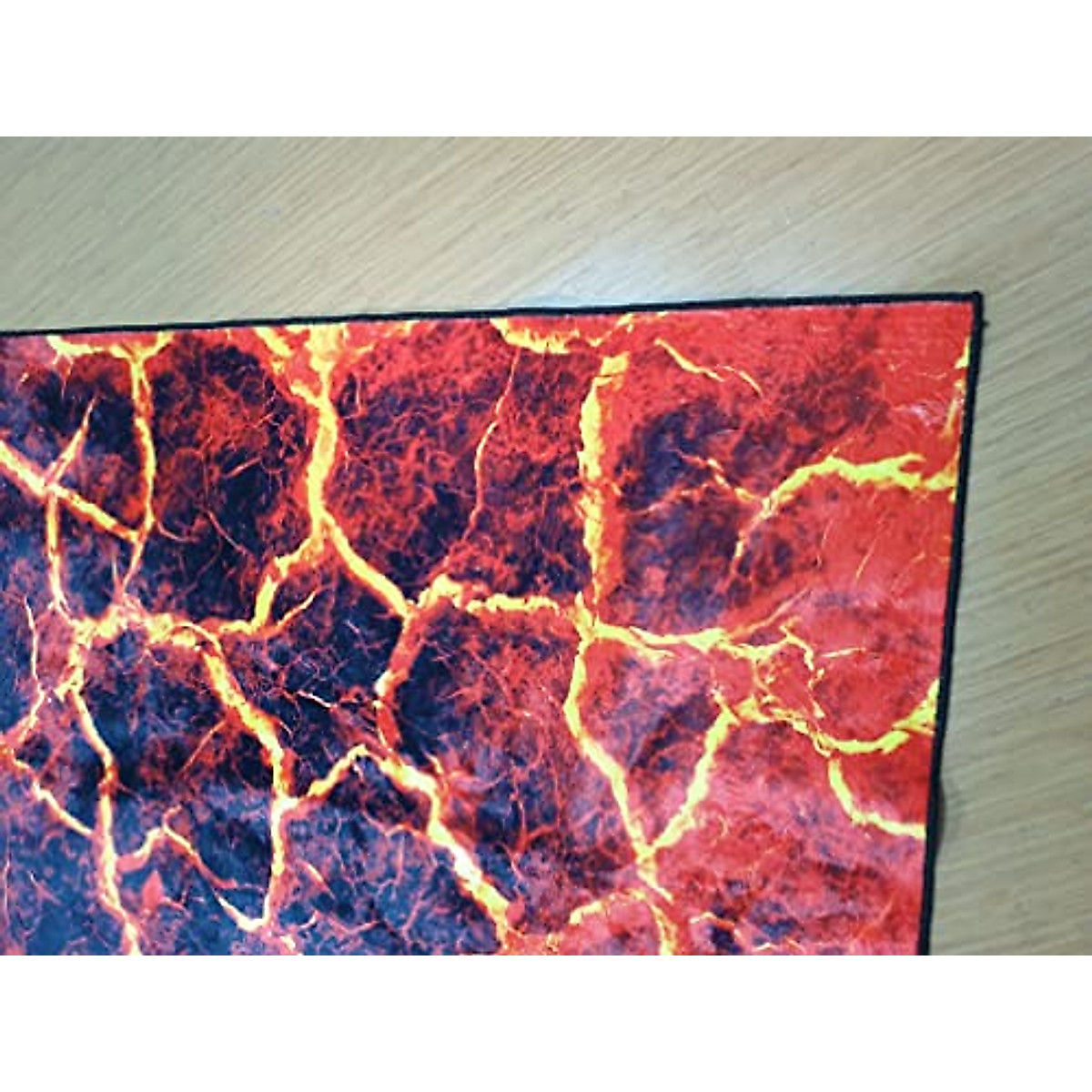Hot Lava Rug, Lava Rug, Floor is hot Lava, Volcano Floor Rug C942 (23”x31”)=60x80cm