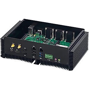 Fanless Industrial Computer Mini PC Intel Core i7 10870H Processor 32GB DDR4 Ram 1TB M.2 2280 SSD 3xHD 8xUSB 6xCOM Intel UHD Graphics Windows 10 Pro WOL PXE
