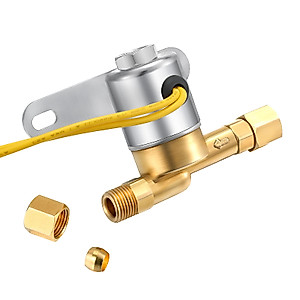 Humidifier Valve 4040 Solenoid Valve Brass Air Valve Compatible with Aprilaire Fit for 400 500 600 700 Humidifier 24 Volt
