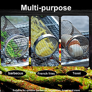 Rolling Grill Baskets Small