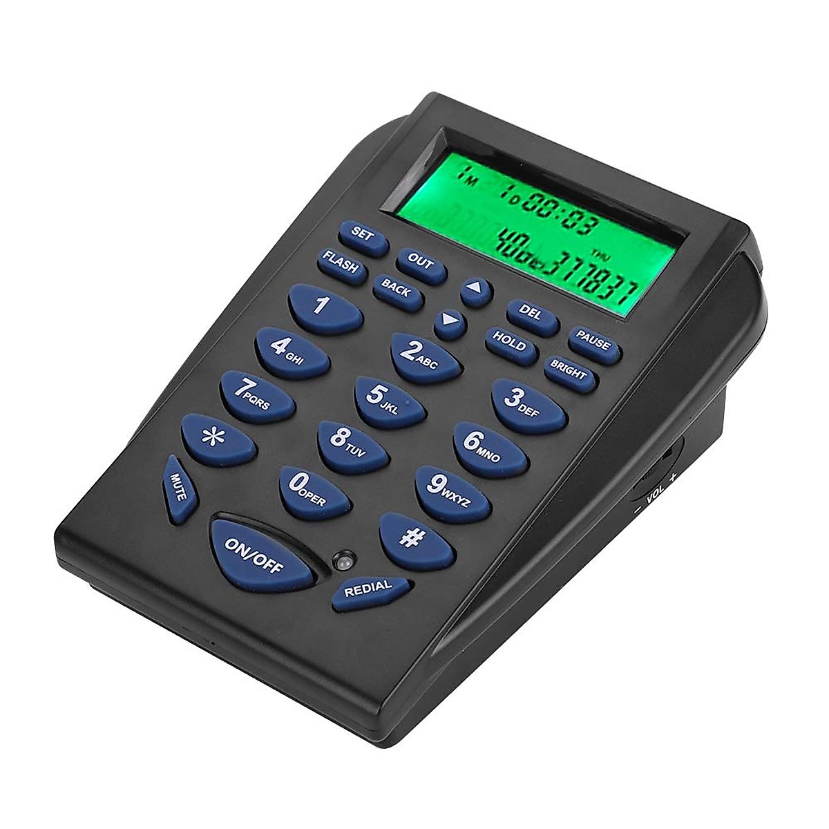 Traffic Headset, Multi-Function Business Office Answering The Phone Headset to Eliminate Noise, Smart Calls. Caller ID Feature, Suitable for The Attendant to Answer The Call.
