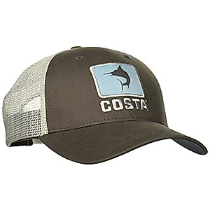 Costa Del Mar Marlin Waves Trucker hat, Charcoal, One Size US