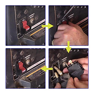 HAKATOP SW7B On-Off Toggle Switch 2 Prong for Delta, Aftermarket Replaces Parts Ryobi Table Saws Drill Press Delta 489105-00 46023 Switch