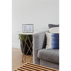 Umbra Prisma Picture Frame, 4x6 Metal Photo Display for Desk or Wall, 4" x 6", Chrome