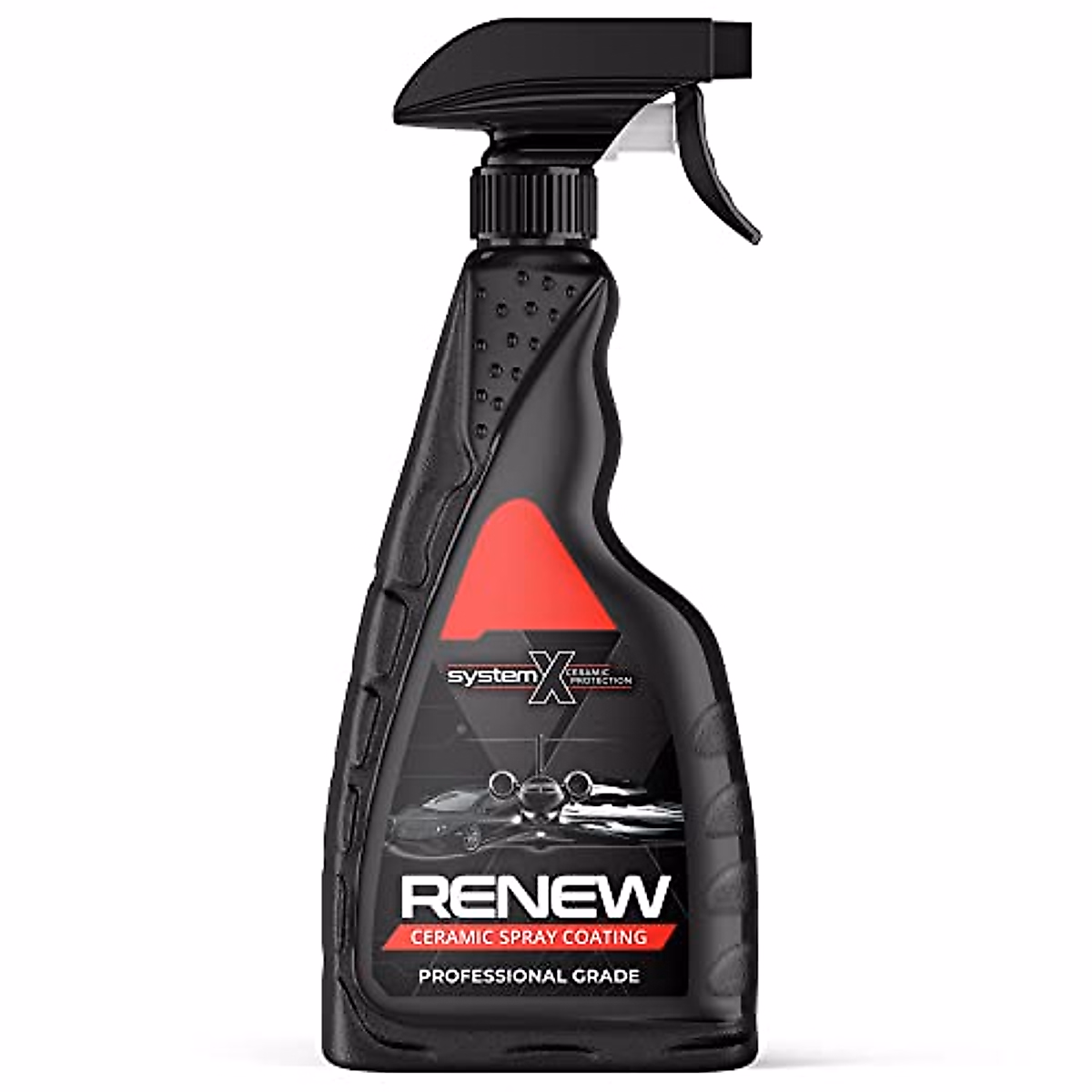 System X Renew Ceramic Spray Coating - Ultra Hydrophobic DIY Ceramic Nano Coat - Super Slick Finish & Feel - Superior to Wax & Polymer Sealants - 9+ months of True SiO2 Paint Protection (16.9 FL OZ)