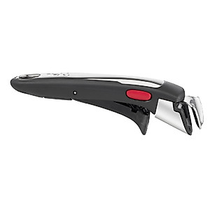 Tefal Ingenio Premium Handle, Stainless Steel, Stackable, Removable, 100 Percent Safe, 10 Year Guarantee, L9863023, Black With Stainless Steel Insert