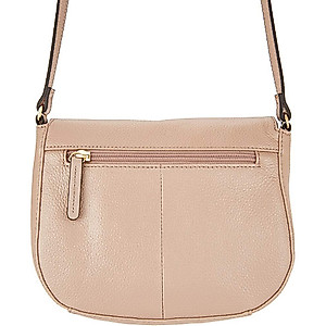 Tignanello Lillie Saddle Cross Body W/RFID Protection, Metallic Rose