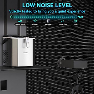 magicplux Ice Maker, Self-Cleaning Ice Makers Countertop, 9 Cubes in 6 Mins, 26.5 lbs Ice per Day, Ice Machine with Basket and Scoop for Home/Kitchen/Office/Party