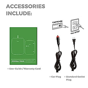 CAYNEL Mini Fridge Portable Thermoelectric 4 Liter Cooler and Warmer for Skincare, Eco Friendly Beauty Fridge For Foods,Medications, Cosmetics, Breast Milk, Medications Home and Travel