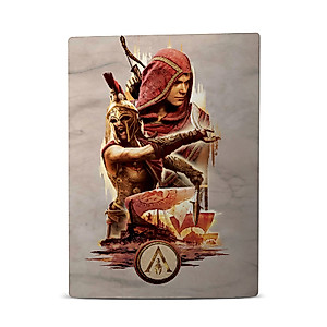 Head Case Designs Officially Licensed Assassin's Creed Kassandra Odyssey Artwork Vinyl Faceplate Sticker Gaming Skin Case Cover Compatible with Sony Playstation 5 PS5 Disc Edition Console