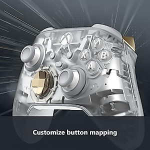 Xbox Special Edition Wireless Gaming Controller – Ghost Cipher Series X|S, One, Windows PC, Android, and iOS