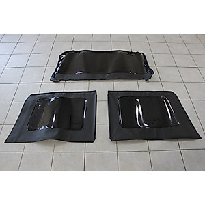 Jeep Wrangler 4 Door Soft Top Tinted Window Kit Set Of 3 Mopar OEM