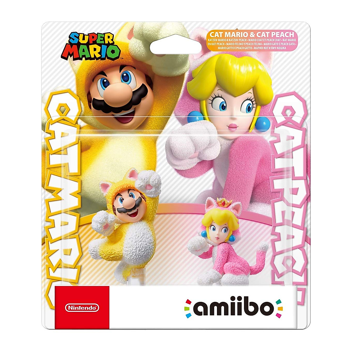 Nintendo Amiibo Mario Feline and Peach Felina (2 in 1 Pack)