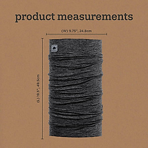 Turtle Fur Stria Totally Tubular Neck Gaiter, UPF 50+, Multifunctional Headwear, 10+ Ways to Wear, Eclipse