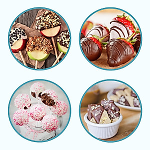 Nostalgia 10 Oz Electric Fondue Pot Set for Cheese & Chocolate - 4 Dipping Forks, 3-Section Food Tray - Kitchen Gadgets and Appliances for H'ors Deouvres, Entrees, Desserts - Black