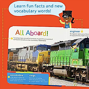 Trains Then and Now (Smithsonian Kids First Discovery Books)
