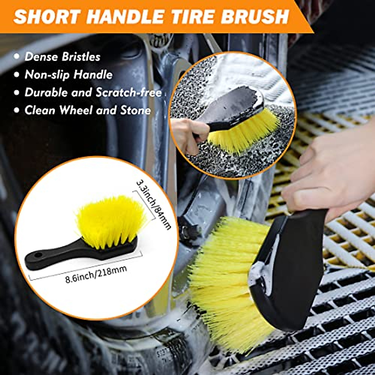 ALL4DETAIL 28Pcs Car Detailing Brush Set, Car Detailing Supplies, Car Cleaning Kit (Car Detailing Brushes,Drill Brush,Polishing Pads,Wheel Brush,Wash Mitt/Towel,Ceramic Coating Applicator,Suede Cloth)