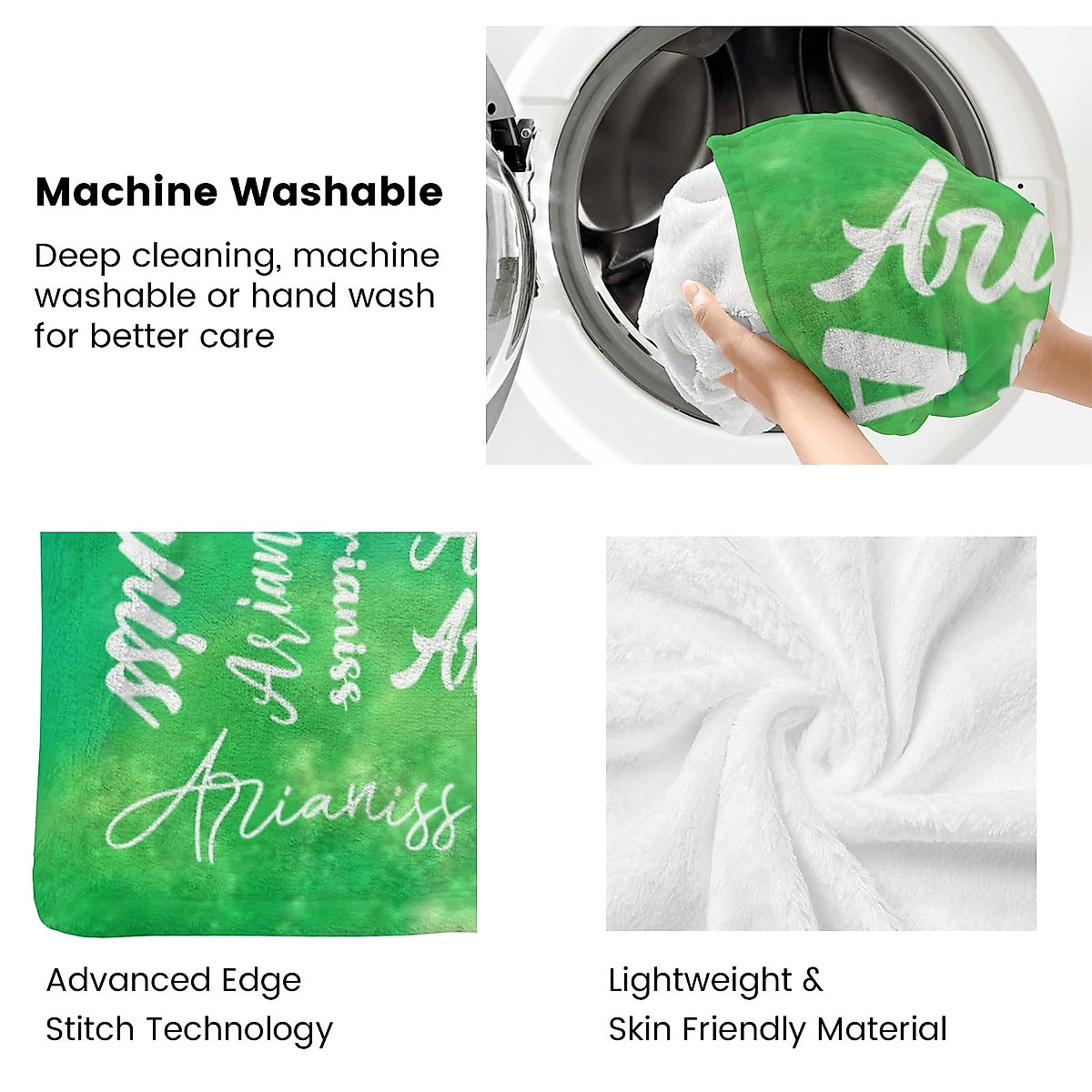 Customization of lover Custom Name Blankets Personalized Blanket and Throw Customized Flannel Blankets for Kids Adult(50''x60'')