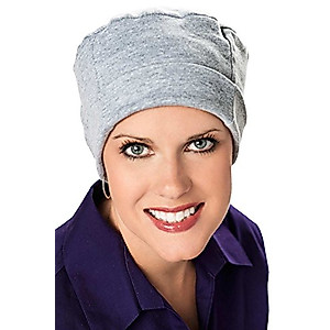 Headcovers Unlimited Cotton Cozy Cap | Chemo Caps for Cancer Patients (Pink Blush)