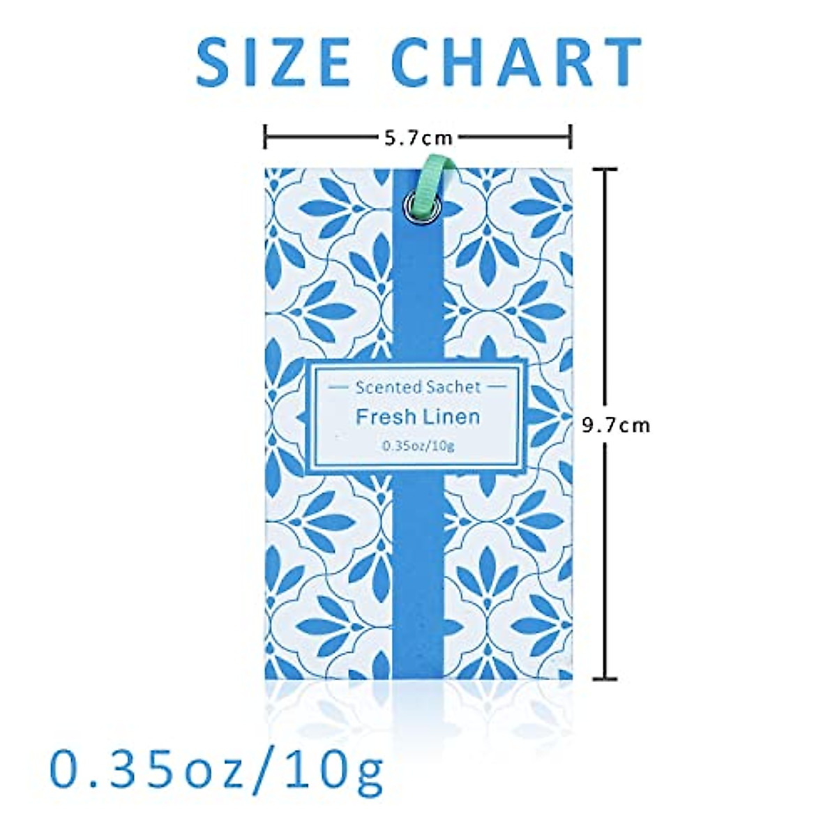 SCENTORINI Linen Scented Drawer Liners, Linen Scented Sachets for Drawers, Closets, 20 Pack