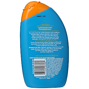 L'Oreal Paris Kids Extra Gentle 2-in-1 Shampoo, Sunny Orange Swim, Citrus, 9 Fl Oz