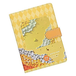 DEPILA 3 pcs Leather Small Stationery Stamping Writers Button Notepads Notebook Natural Note Writing Hardcover Account Memo Multipurpose Notepad Office Journal Plan School Subject Travel Note pad ( Co