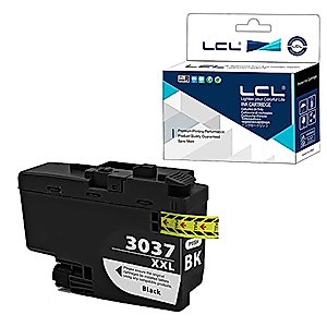 LCL Compatible Ink Cartridge Pigment Replacement for Brother LC3037 XXL LC3037XXL LC3037BK MFC-J5845DW MFC-J5845DW MFC-J5945DW MFC-J6945DW MFC-J6545DW MFC-J6545DW XL (1-Pack Black) Ink