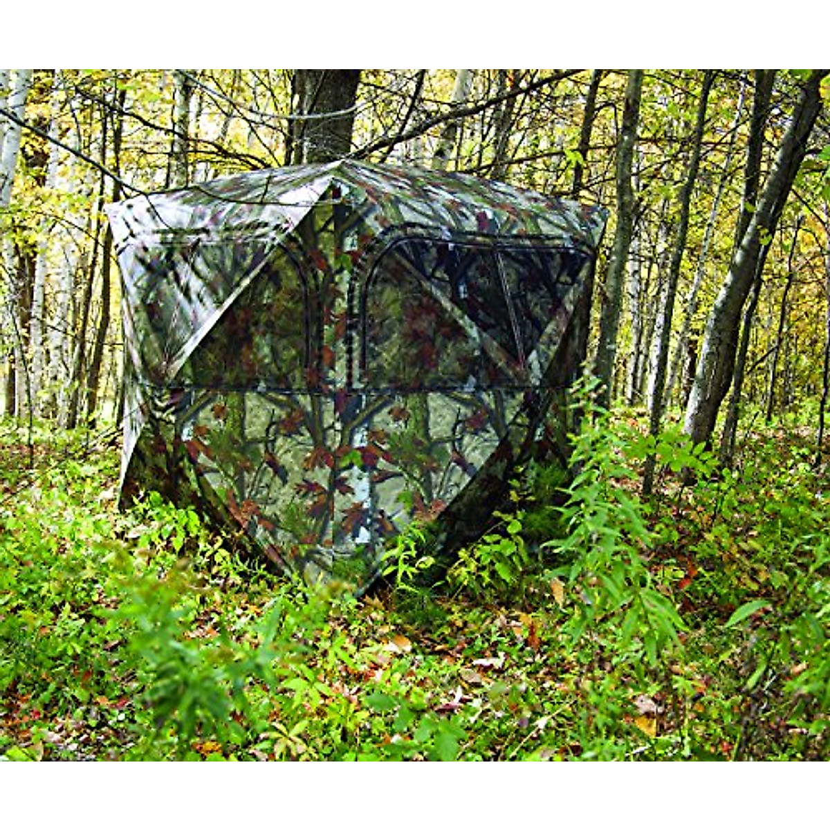 Barronett Blinds GR351BT Grounder 350 Pop up Portable Blind, Woodland Camo