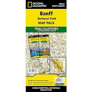 Banff National Park [Map Pack Bundle] (National Geographic Trails Illustrated Map)