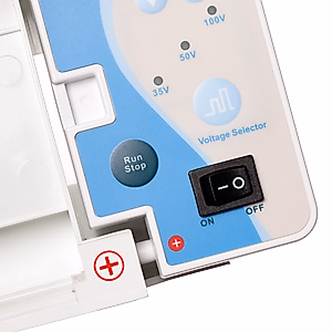 IVYX Scientific Mini Gel Electrophoresis System, with Power Supply 35V 50V 100V and Timer