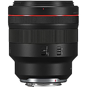 Canon RF 85mm f/1.2L USM DS Lens (3450C002) + Filter Kit + Backpack + 64GB Card + Card Reader + Flex Tripod + Memory Wallet + Cap Keeper + Cleaning Kit + Hand Strap + More (Renewed)