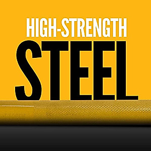 US Cargo Control Ergo 360 Combination Winch Bar, High-Strength Cargo Winch Bar with Angular Tip for Winches and Lever Binders, Ergonomic Design with No-Slip Grip, Yellow, 34 Inches