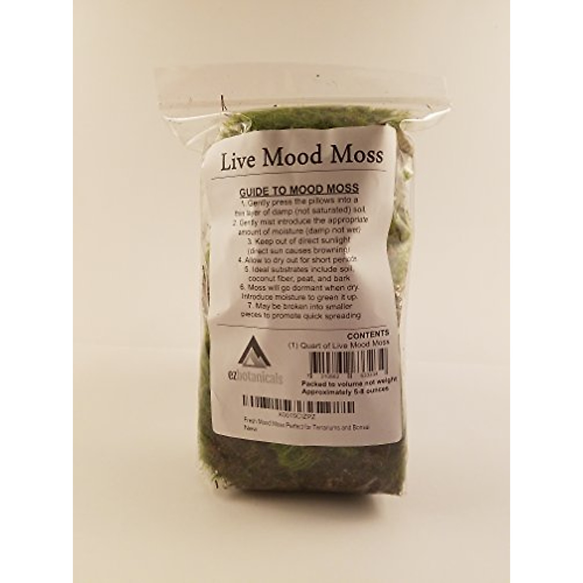 EZ-Botanicals Fresh Mood Moss Perfect for Terrariums and Bonsai