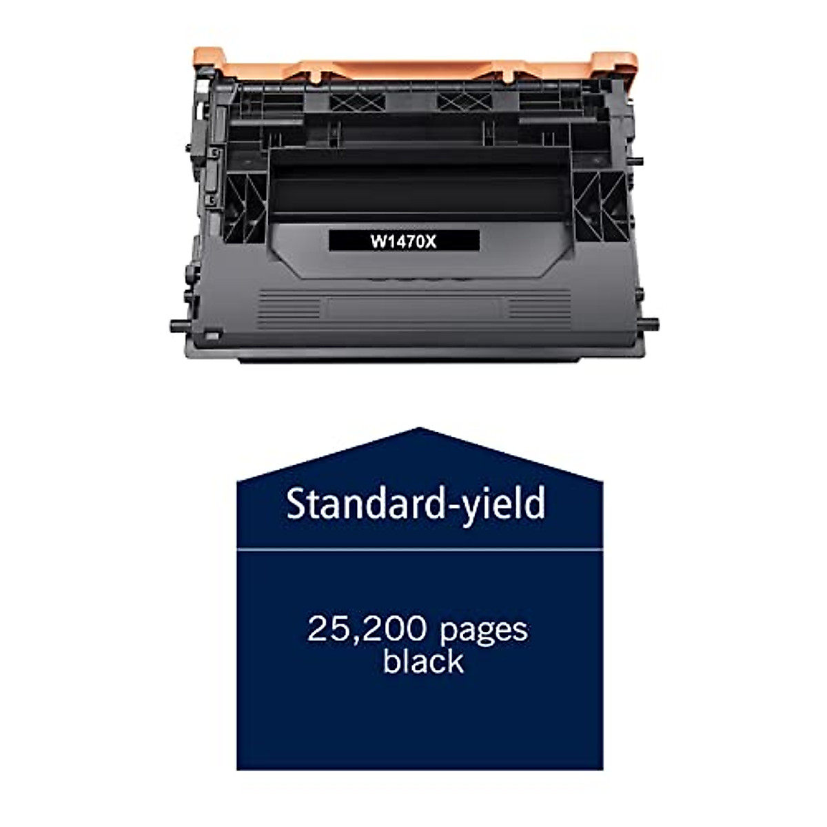 147X Black Toner Cartridge 1-Pack with Chip Compatible Replacement for HP 147X 147A W1470X W1470A for HP Laserjet Enterprise M610n M611dn M611x M612dn M612x MFP M634h M635fht Printer High Yield Ink