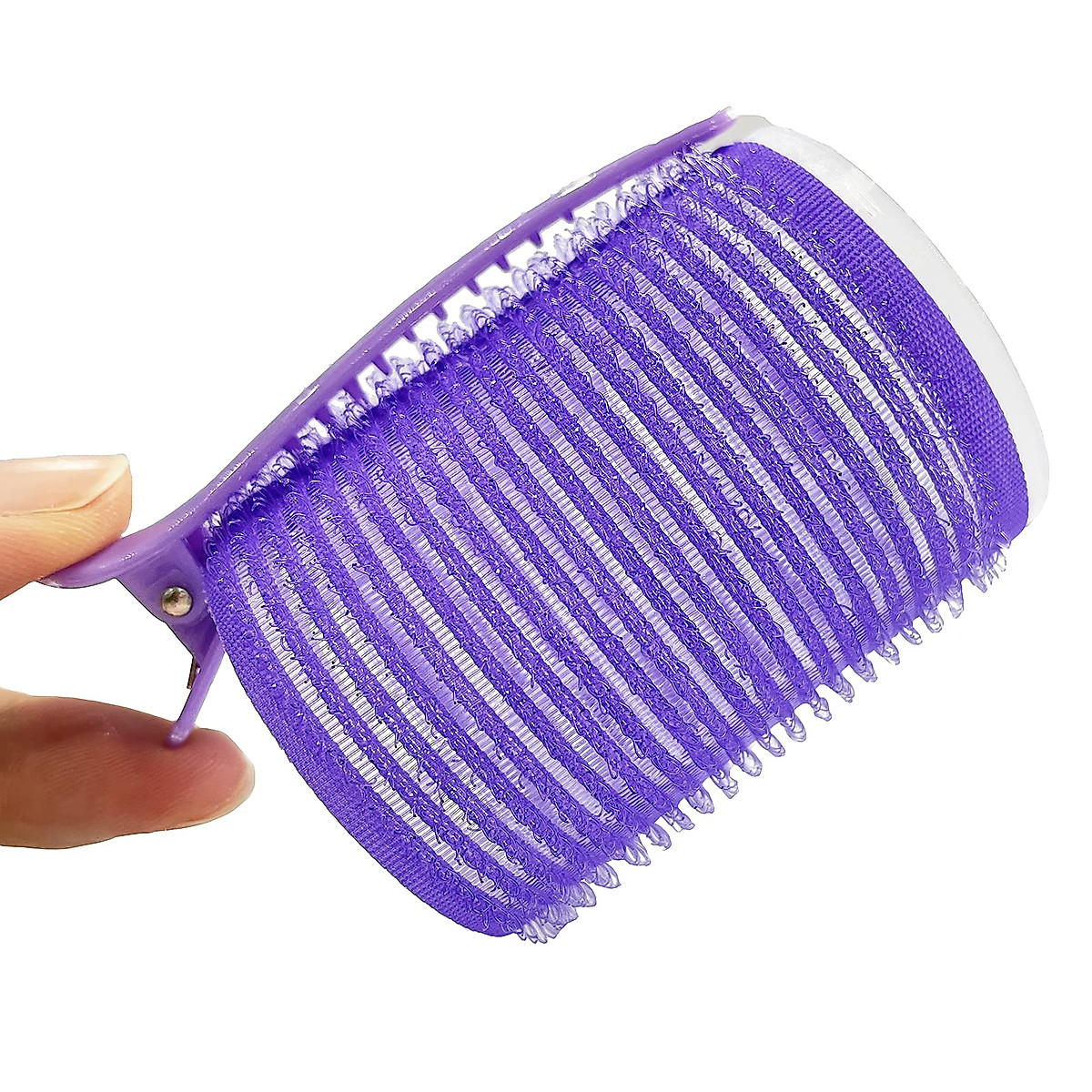 ROPIKIS Hair Rollers Set - Self-Grip Velcro Curlers for Volume and Blowout Look on Thick, Fine, Medium or Long Hair (6 Large, 6 Medium, 6 Small, 12 Clips)