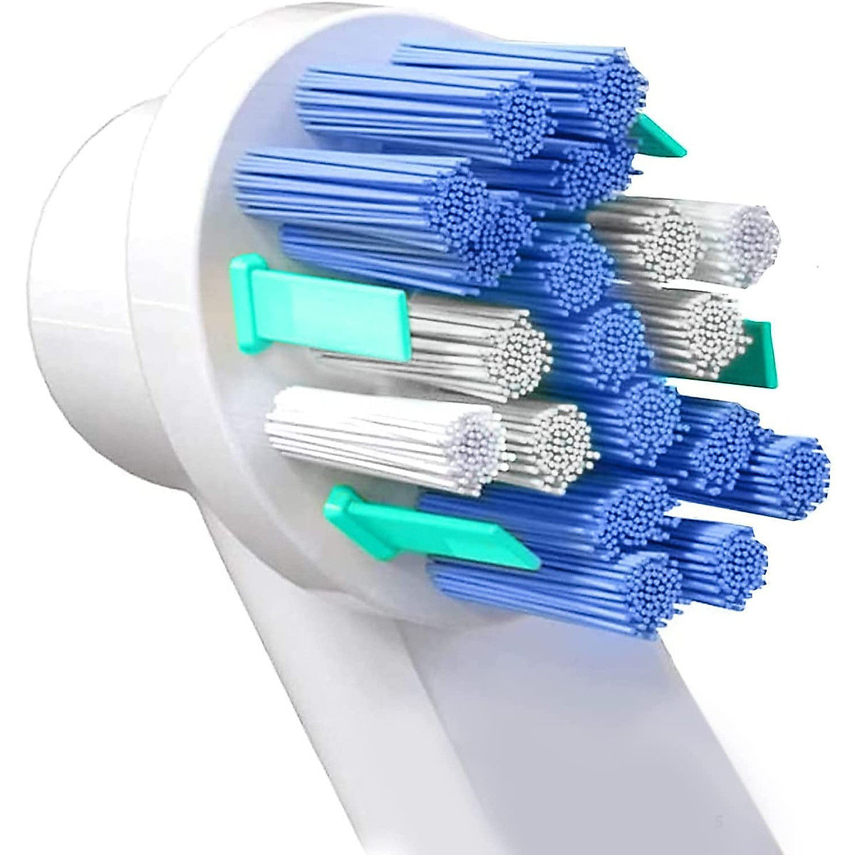 Replacement Brush Heads for Oral B- Professional Flossing Toothbrushes Compatible with Oralb Braun Electric Toothbrush- Pack of 12 - Fits The Oral-B 7000, Pro 1000, Action, & More