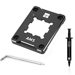 Thermalright ASF-Black AM5 CPU Holder, Corrective Anti-Bending Fixing Frame, AM5 Full-fit Fixed Non-Marking Mounter, AM5 Anti-Bending Contact Frame, CPU Cooler Standard