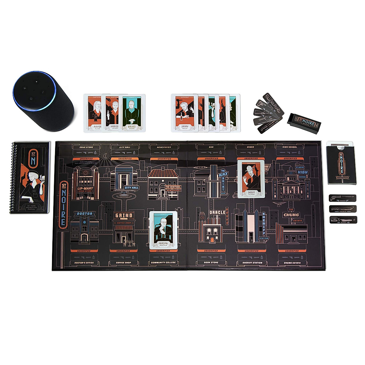 St. Noire - an Alexa Hosted Cinematic Board Game for Adults & Teens (Amazon Exclusive)