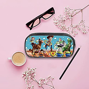 Toy Inspired Story Pencil Case, Cartoon Large Capacity Pencil Bag, Design Anime Pencil Case for Boys And Girls School Supplies