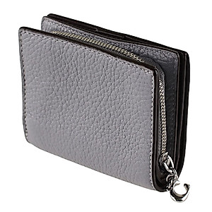 Coach Pebble Leather Snap Wallet Style No. C2862 Granite