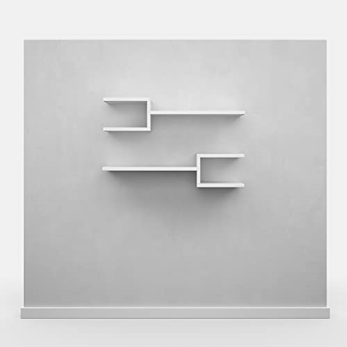 Ada Home Décor Webbs Wall Shelf, 30'' x 7'' x 8'', White